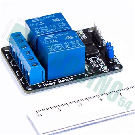 Купить Модуль реле 2 канала 5v с доставкой по России Интернет магазин Arduino54