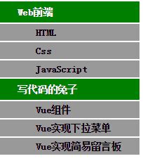 Vue实现二级菜单的显示与隐藏 CSDN博客