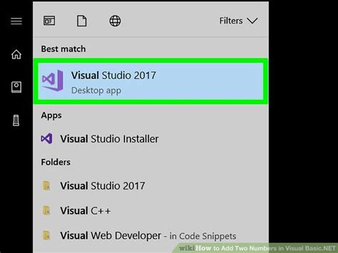 How To Add Two Numbers In Visual Basicnet 14 Steps