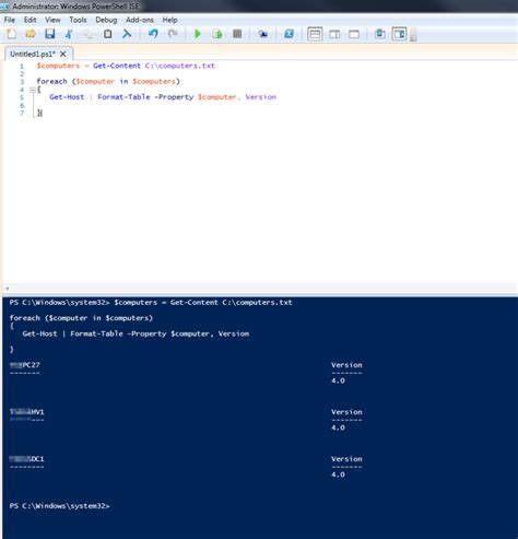 How Does One Run A Powershell Query For Multiple Machines Programming Development