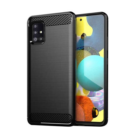 Sdtek Funda Carbono Para Samsung Galaxy A G Protector Vidrio Pantalla