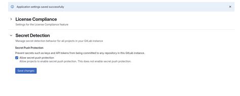 Configuring Secret Push Protection Self Managed Gitlab Forum