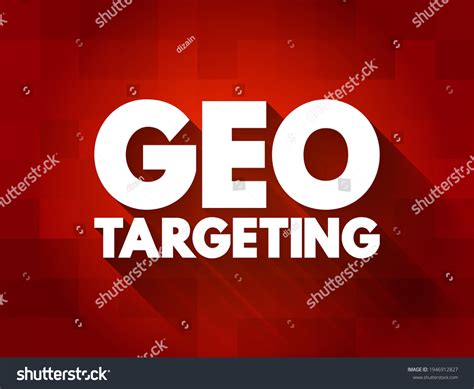 Geo Targeting Method Delivering Different Content Stock Vector Royalty Free 1946912827