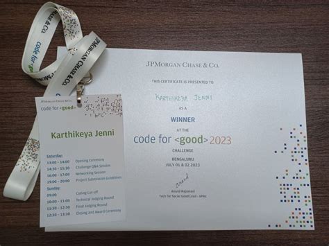 Karthikeya R Jenni On Linkedin Codeforgood Techforgood