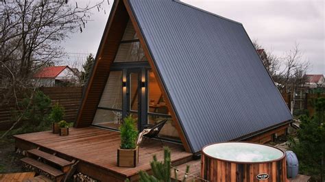 Треугольный домик с джакузи: 4 000 грн. - Будинки подобово, погодинно ...