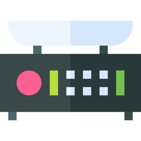 Lab Scale Basic Straight Flat Icon