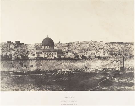 Auguste Salzmann Jérusalem Enceinte Du Temple Vue Générale De La