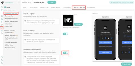 How To Enable Biometric Authentication For Your Mobile App Users Learnworlds Help Center