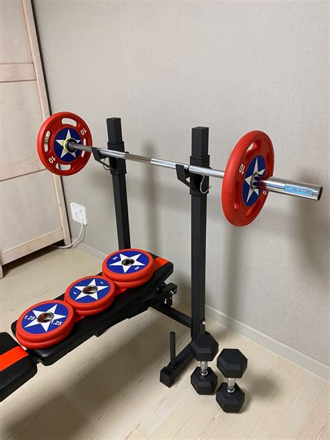 벤치프레스 바벨 원판 판매합니다 당근 중고거래