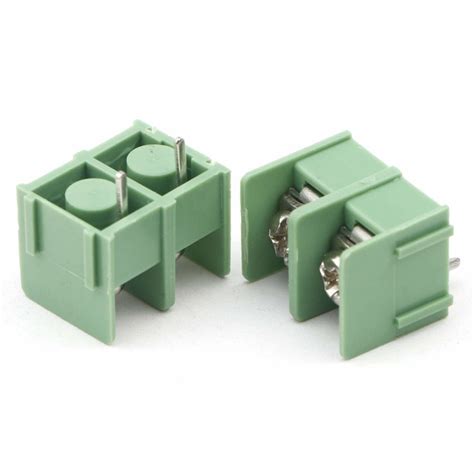 Green Color Pin Kf Mm Mm Pitch Plug In Pcb Mount Straight Screw Terminal Block