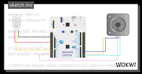 Dhtstepper Wokwi Esp32 Stm32 Arduino Simulator