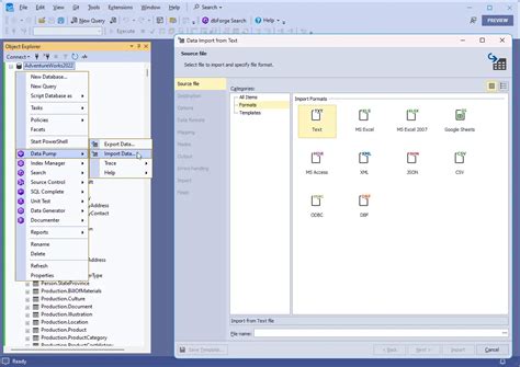 Export And Import Sql Server Data Data Pump For Sql Server