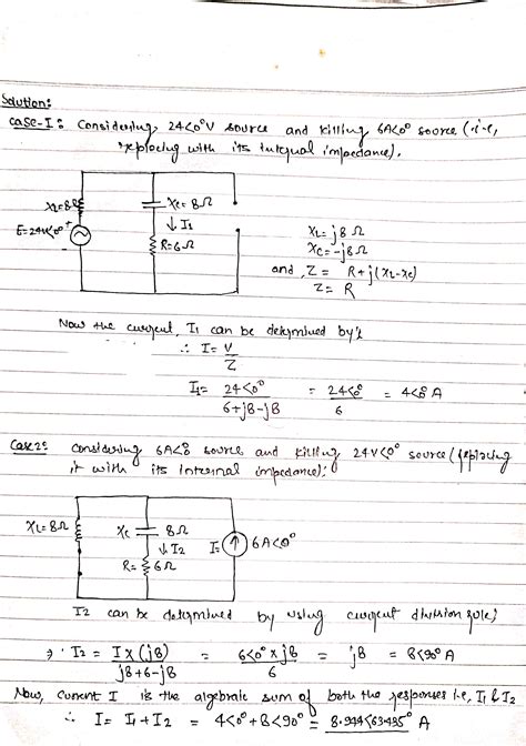 [solved] electrical engineering problmel 20 points for the circuit