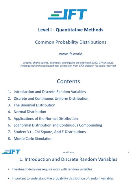 Lm04 Common Probability Distributions Pdf Probability Distribution