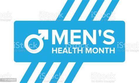 6 월에 국가 남자의 건강 달 건강 교육 프로그램 미국에서 매년 축 하 합니다 의료 개념입니다 관리 및 건강 포스터 카드 배너 및 배경 벡터 일러스트 0명에 대한 스톡 벡터