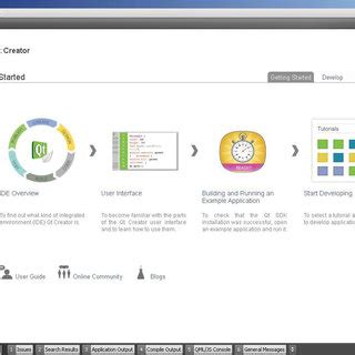 Interface Of Qt Creator Ide Download Scientific Diagram