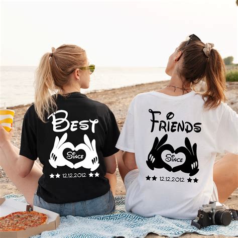 Best Friends T Shirts Für Beste Freundinnen Bff Freundschaft Shirts Mi