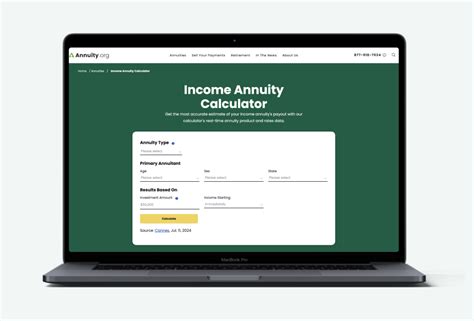 Annuity Calculator Estimate Income From Immediate And Deferred Annuities