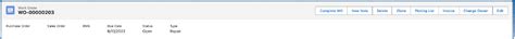 Salesforce Work Order Ascent Erp Work Order Invoicing