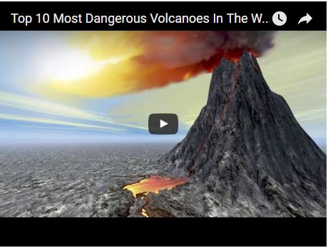 Learning Geology Top 10 Most Dangerous Volcanoes In The World