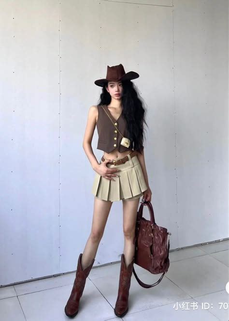 Asian Cowgirl Outfit