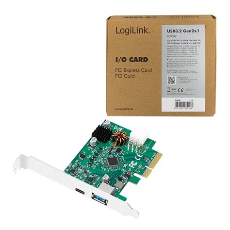 Pci Express Card Usb 3 2 Gen2x1 1x Usb C Pd 3 0 And 1x Usb 3 0 Pci Express Interface Cards