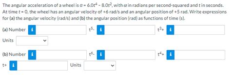 Angular Acceleration Units