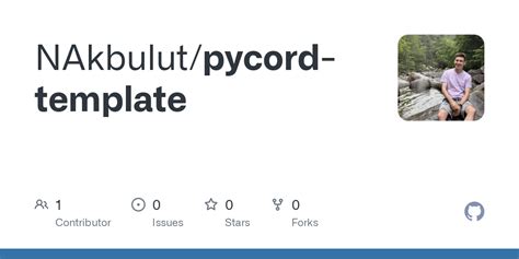 Github Nakbulutpycord Template