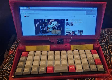 Portable Pi 84 Is A Unique Diy Laptop You Can 3d Print Today Piday Raspberrypi Adafruit