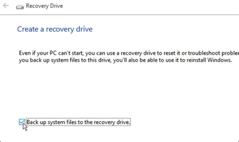 How To Create And Use Windows 10 Recovery Image Backup