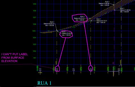 solved surface elevation label autodesk community