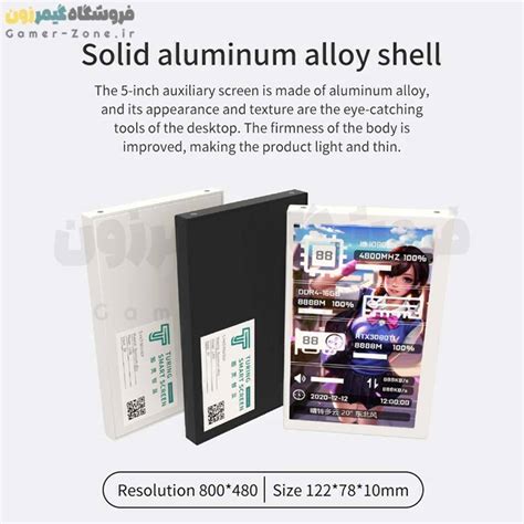 مانیتور 5 اینچی وضعیت سیستم با قابلیت نمایش انیمیشن و تصاویر متحرک مدل Wownova 5inch Ips Usb