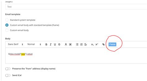 how to format a date and time data type field in a workflow email how