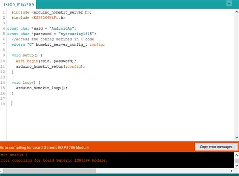 I Get An Error While Compiling · Issue 22 · Mixiaoxiaoarduino Homekit Esp8266 · Github