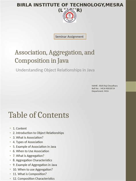 Association Aggregation And Composition In Java 1 Pdf Object Computer Science Computer