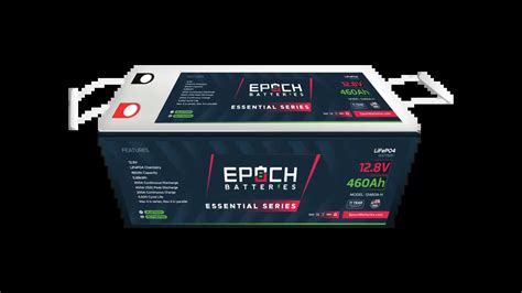 Epoch 12v 460ah Essential Series Lifepo4 Battery ~ Current Connected