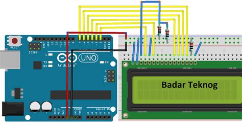 Cara Menggunakan Lcd 16x2 Arduino Badar Teknog Badar Teknog