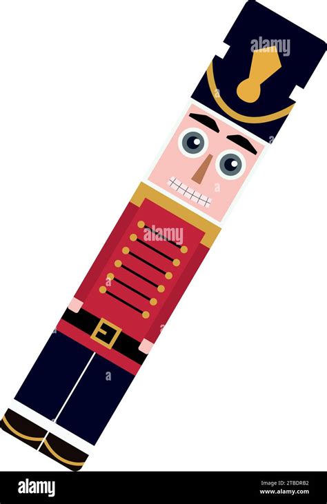 Wooden Christmas Nutcracker Character Vector Stock Vector Image And Art Alamy