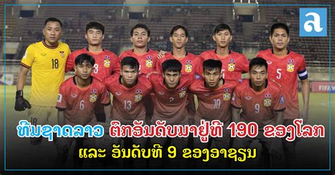 ທີມຊາດລາວ ຕົກອັນດັບ ລາວໂພສຕ໌ Laopost