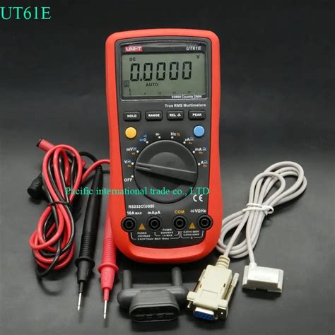 UNI T UT61E High Reliability Digital Multimeter Modern Digital Multimeters AC DC Meter CD