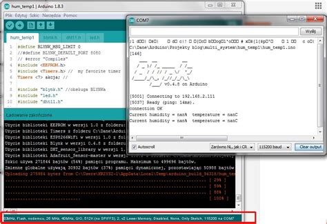 Arduino na dobry początek Problem z ESP Wyczyść Chińczyka