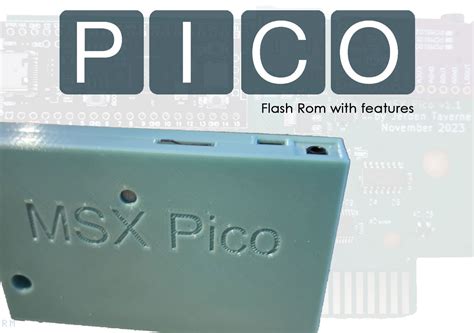 Msx Pico Multi Flash Rom Cartridge Msx Resource Center