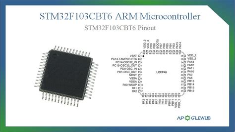 Stm32f103cbt6 Arm Microcontrollers Specification Pinout And