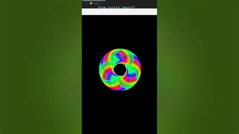Graphic Animation Part 1 Using Python Turtle Viralvideo Shorts New Python Coding