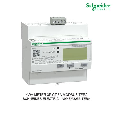 Energy Meter Kwh 1p Modbus 45a