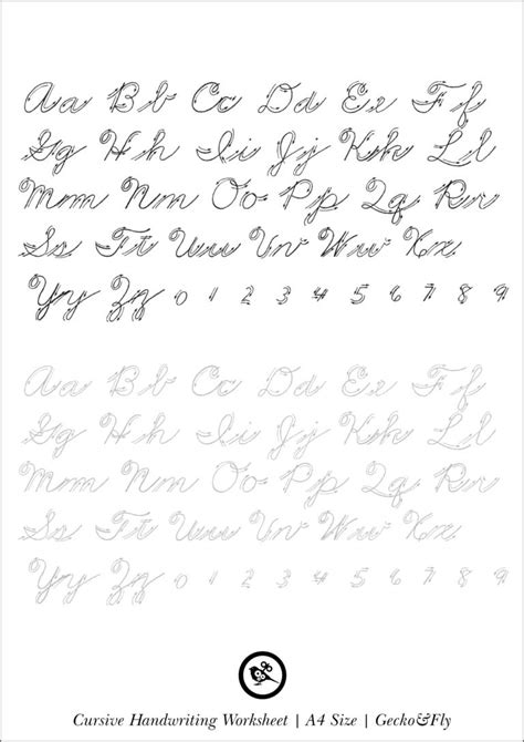 Cursive Practice Printables