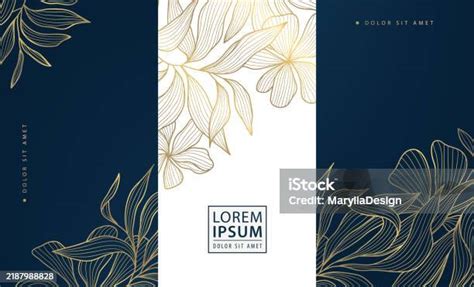 꽃 황금 아르 데코 패턴 꽃 라인 패키지 라벨의 벡터 세트 향수 미용 제품 보석 패키지 청첩장 아시아 스타일 자연 일러스트레이션 0명에 대한 스톡 벡터 아트 및 기타 이미지