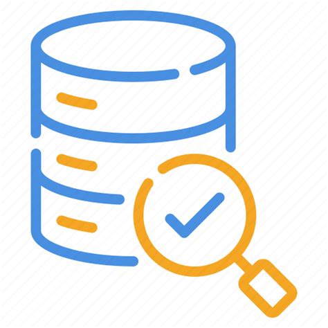 Data Verification Database Technology Check Validation Search Icon Download On Iconfinder
