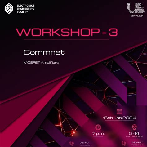 Ees Iitbhu On Linkedin Ees Ece Electronics Udyam Commnetworkshop Amplifytheknowledge