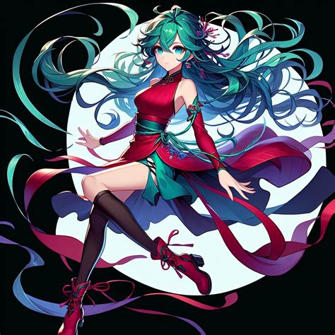 Anime Girl Jumping An Anime Girl Fanart